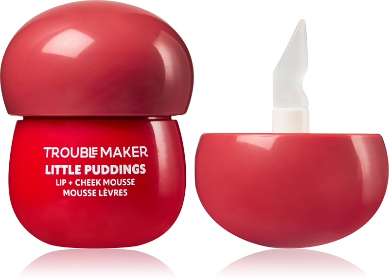 Trouble Maker Little Pudding Lip + Cheek Mousse multifunkcionális smink ...