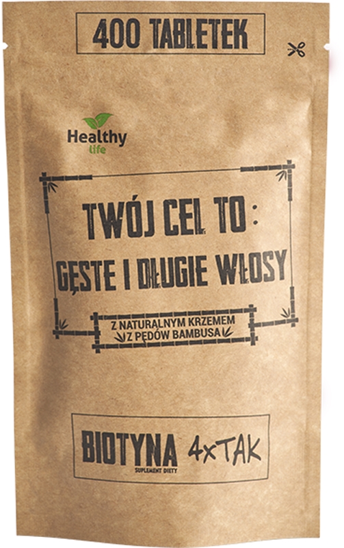 Twój Cel To Biotyna 4xTAK z naturalnym krzemem tabletki na włosy, skórę ...