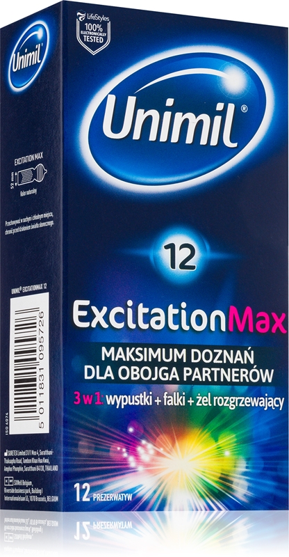 Unimil Excitation Max préservatifs | notino.fr