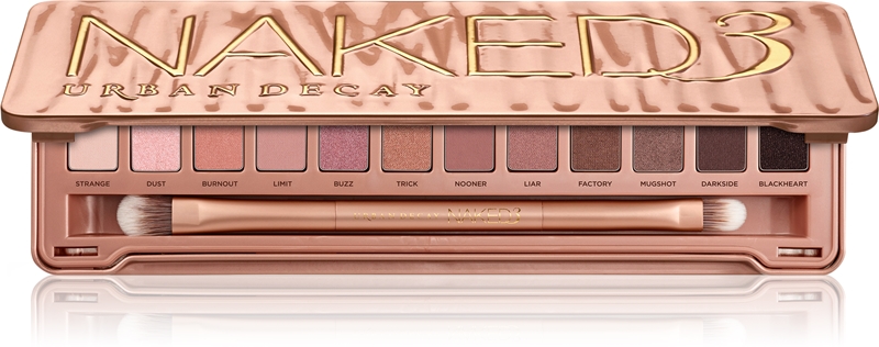 Urban Decay Naked3 palette de fards à paupières avec pinceau | notino.fr