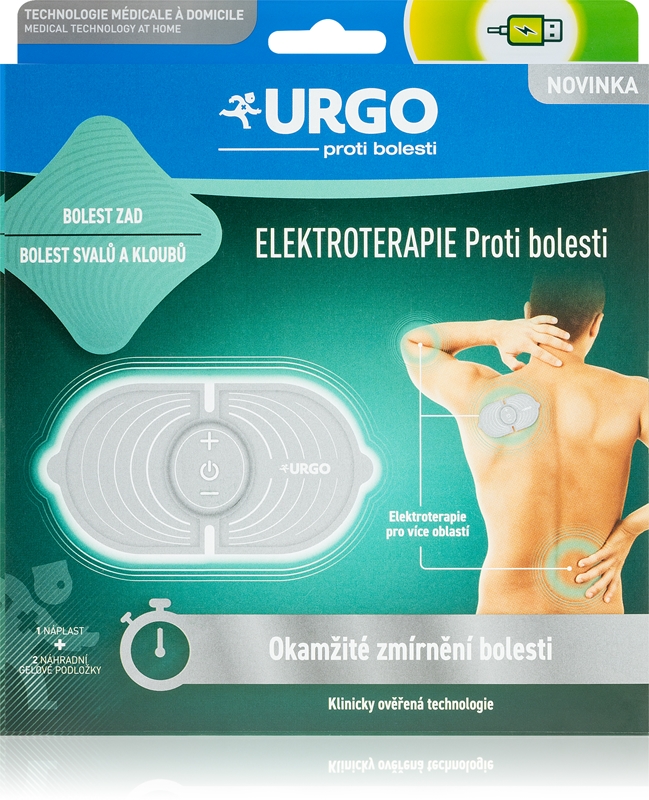 URGO Elektroterapie rechargeable pain relief patch patch with an ...