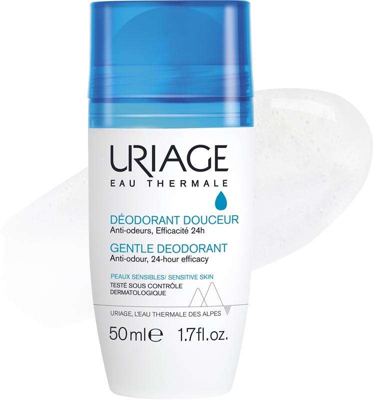 Uriage Hygiène Gentle Deodorant Gentle Aluminium-Free Roll-On Deodorant ...