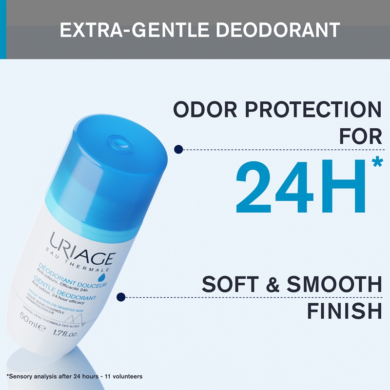 Uriage Hygiène Gentle Deodorant gentle aluminium-free roll-on deodorant ...