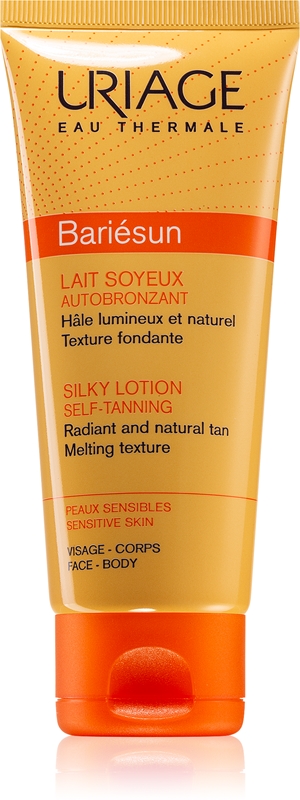 Uriage Bariésun Autobronzant lait soyeux autobronzant visage et corps ...