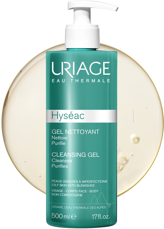 Uriage Hyséac Cleansing Gel gentle cleansing gel for face and body ...