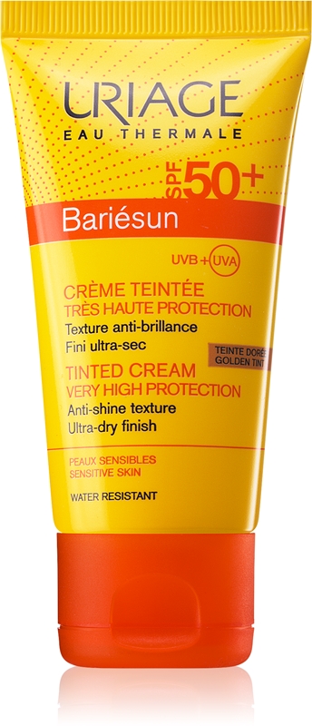 Uriage Bariésun Golden Tinted Cream SPF 50+ Aizsargājošs un tonējošs sejas krēms SPF 50+ | notino.lv