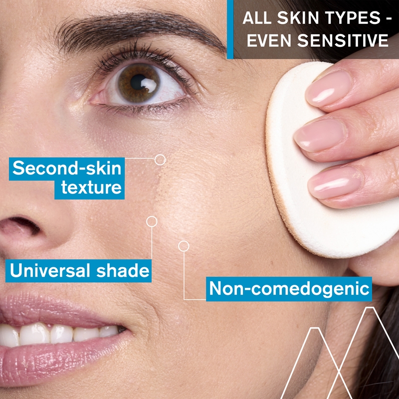 Uriage Eau Thermale Water Cream Tinted Compact SPF 30 hedvábný pudr pro ...