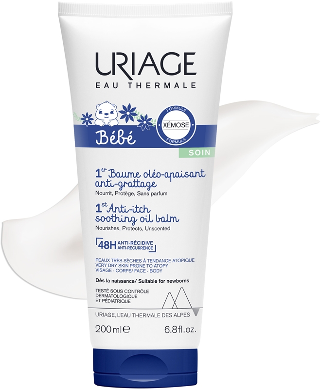 Uriage Bébé 1st Anti-Itch Soothing Oil Balm calming balm for dry and ...