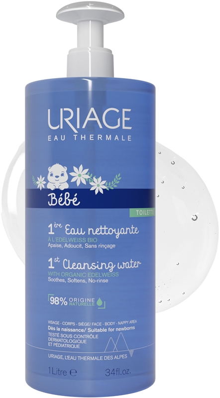 Uriage Bébé 1st Cleansing Water cleansing water for body and face ...