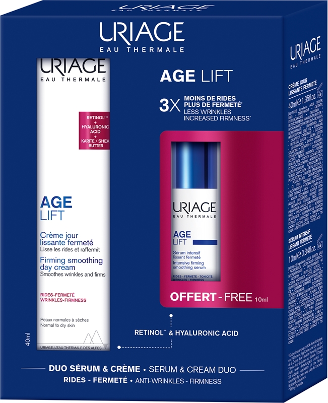 Uriage Age Lift Cream & Serum Duo set for smooth skin | notino.ie