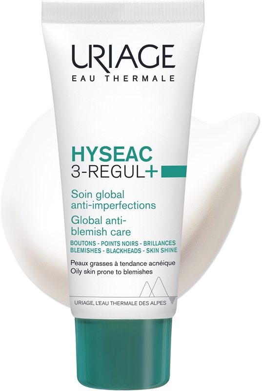 Uriage Hyseac 3-Regul+ Global Anti-Blemish Care Mattifying Cream for ...