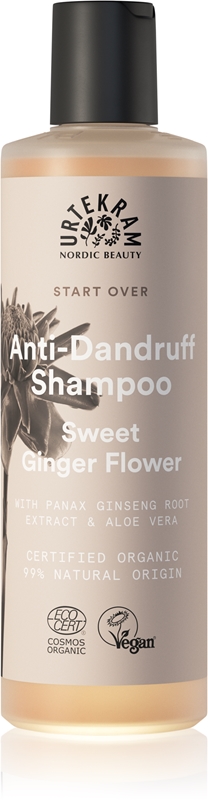 Urtekram Sweet Ginger Flower hydraterende shampoo tegen roos met Aloe ...