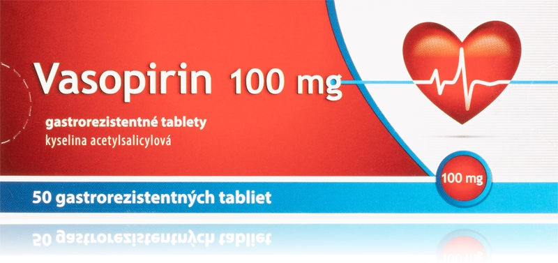 Vasopirin Vasopirin 100mg enterosolventné tablety na zníženie rizika ...