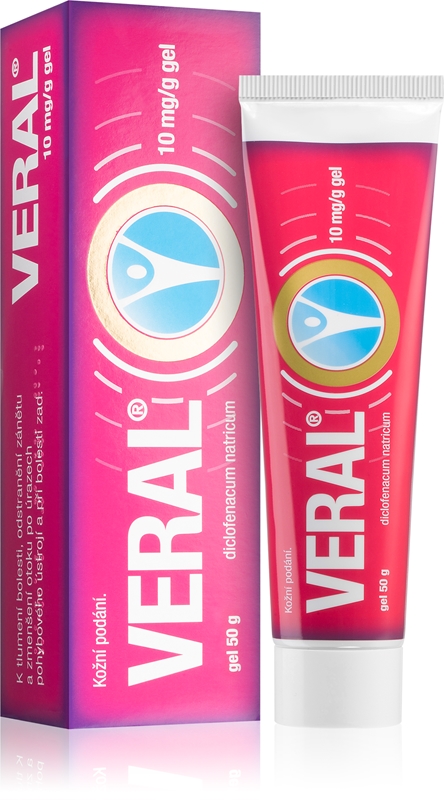 Veral Veral 10 mg/g gel proti bolesti, zánětu, otoku | notino.cz