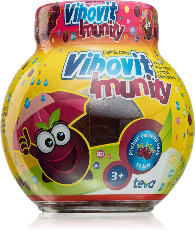Vibovit Imunity jelly želé bonbóny s multivitamínovým komplexem | notino.cz