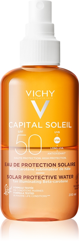 Vichy Capital Soleil protective spray with beta carotene SPF 50 Review | notino.co.uk