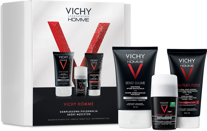 Vichy Homme Gift Set świąteczny zestaw prezentowy dla mężczyzn