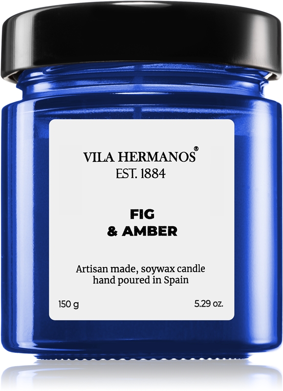 Vila Hermanos Apothecary Cobalt Blue Fig & Amber scented candle | notino.ie