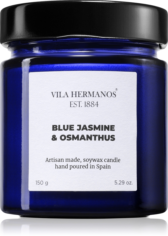 Vila Hermanos Apothecary Cobalt Blue Blue Jasmine & Osmanthus scented ...
