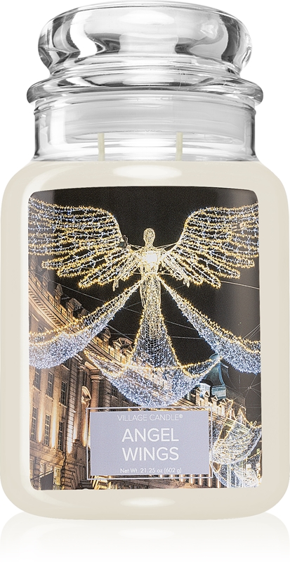 Village Candle Angel Wings scented candle (Glass Lid) | notino.ie