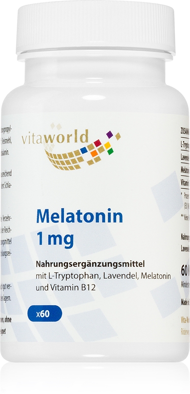 Vita World Melatonin 1mg Kapseln bei Schlaf- und Einschlafproblemen ️ ...