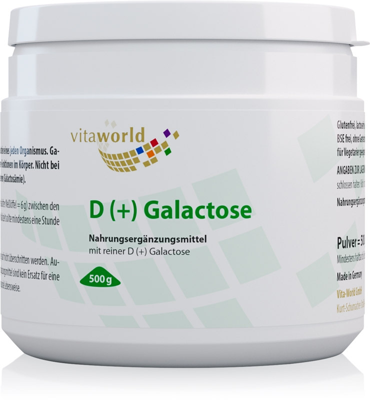 Vita World D (+) Galactose Pulver zur Verdauungsförderung von Laktose ...