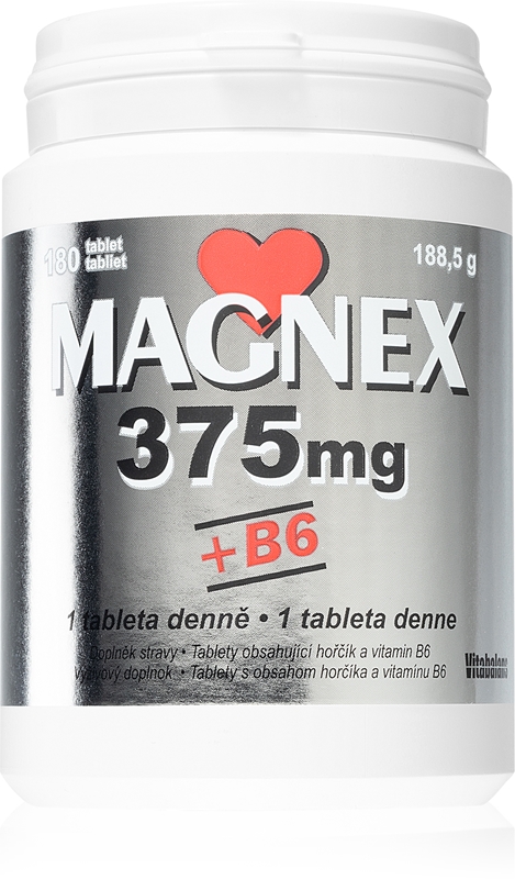 VITABALANS Magnex 375mg +B6 tablety na podporu zníženia únavy a ...