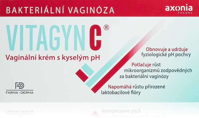 Vitagyn C Vaginální krém s kyselým pH vaginální krém pro podporu ...