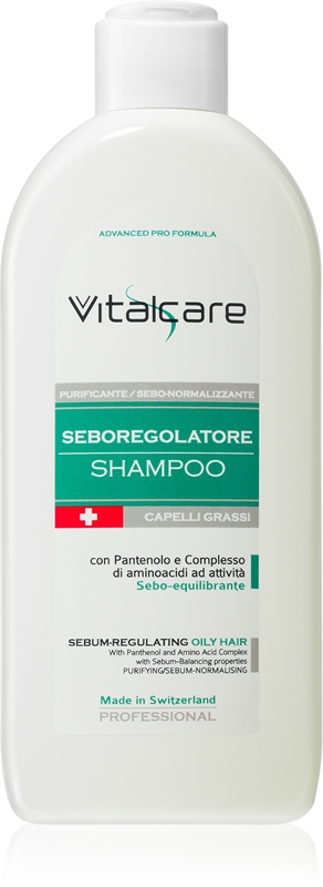 Vitalcare Professional Sebum-Regulating shampoo for oily hair and scalp ...