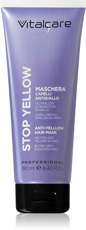 Vitalcare Professional Stop Yellow mask for blonde and grey hair ...
