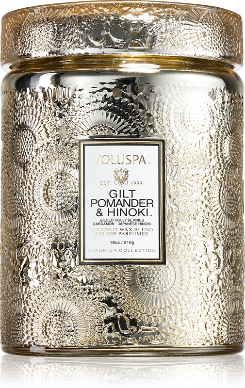 VOLUSPA Japonica Holiday Gilt Pomander & Hinoki scented candle | notino ...