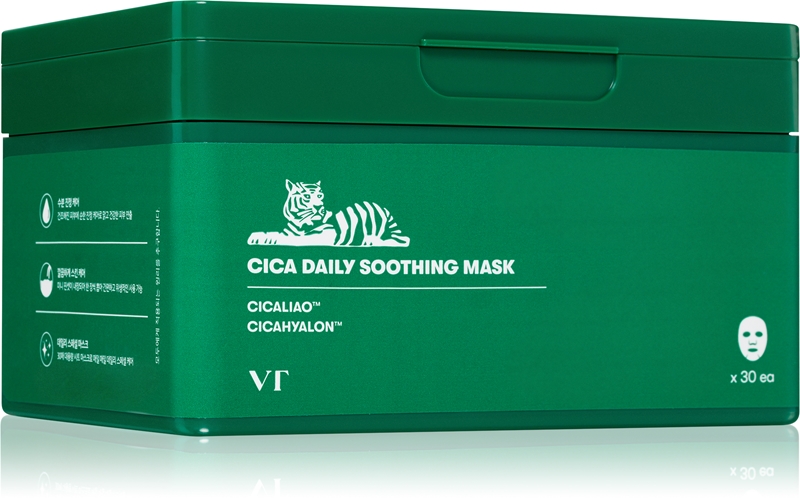 VT Cosmetics Cica Daily Soothing Mask Intensely Moisturising Face Mask ...