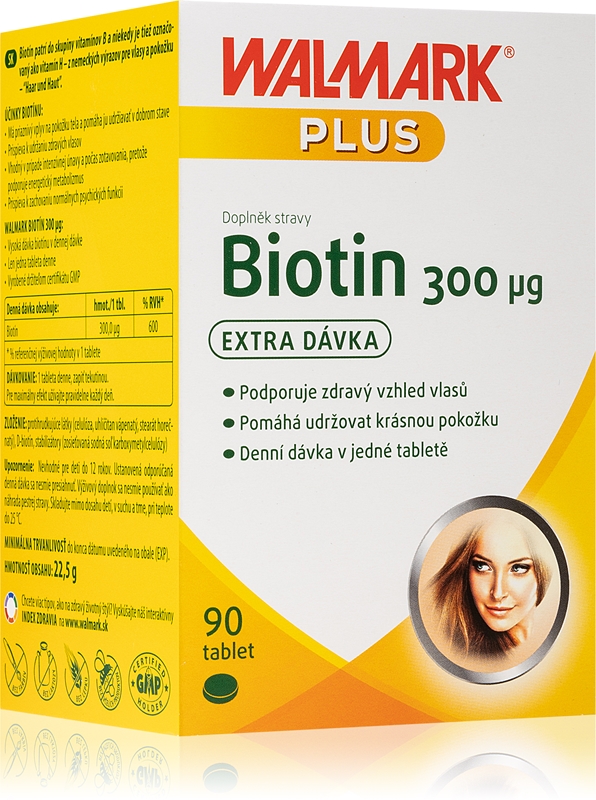 Walmark Biotin tabletter for smukt hår, hud og negle | notino.dk