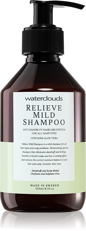 Waterclouds Relieve Mild Shampoo Anti-Dandruff Shampoo with soothing ...