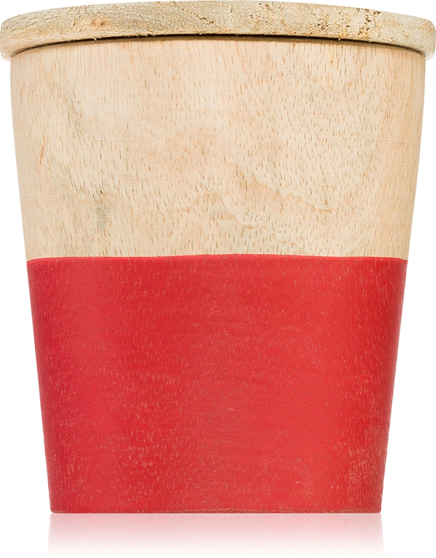 Wax Design Wood Candle Moroccan Rose Water scented candle | notino.ie