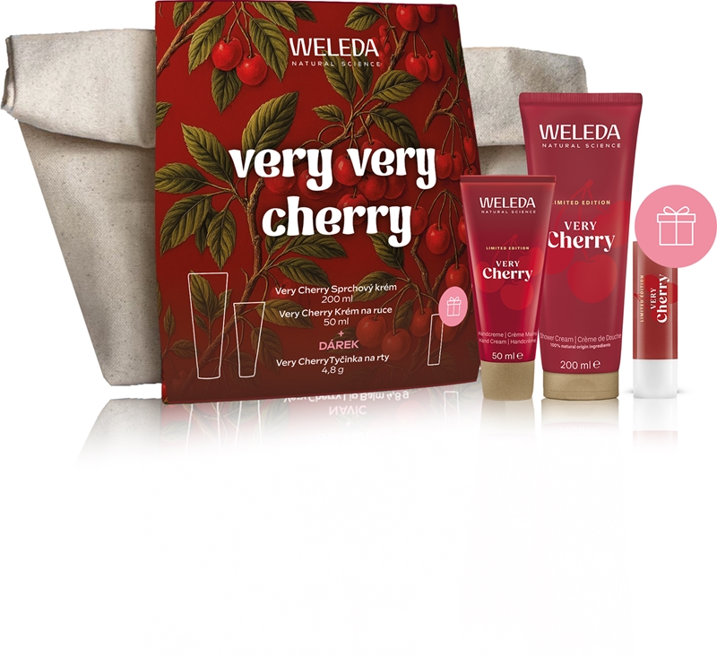 Weleda Very Very Cherry dovanų rinkinys kūnui ir veidui | notino.lt