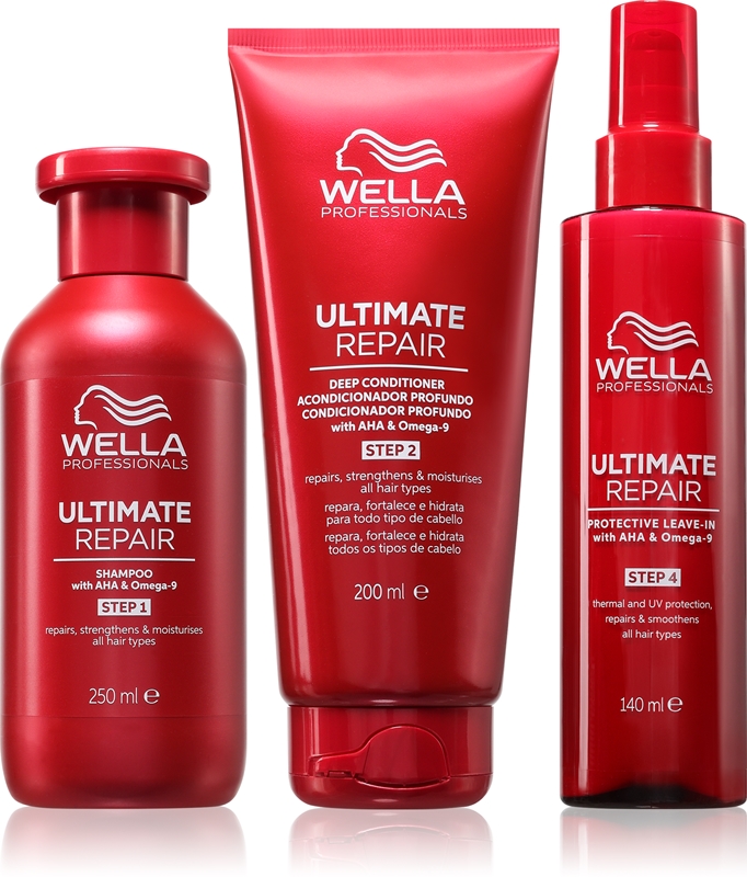 Wella Professionals Ultimate Repair Set economy pack for damaged hair ...
