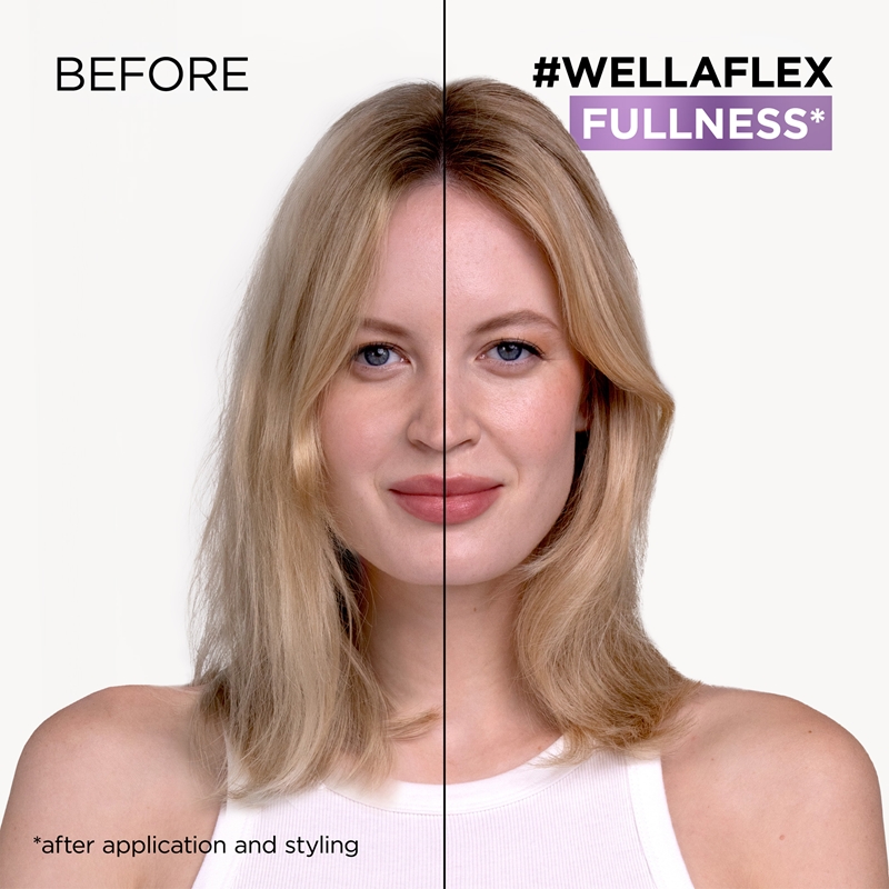 Wella Wellaflex Fullness Volume Mousse Med extra stark fixering | notino.se