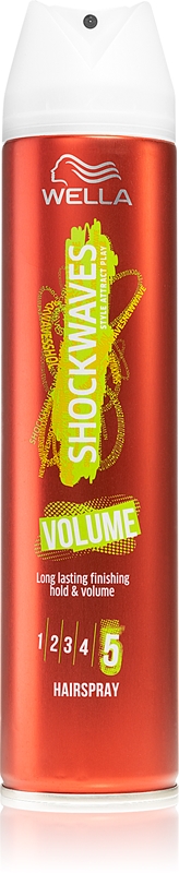 Wella Shockwaves Volume haarlak met extra sterke fixatie voor Volume ...