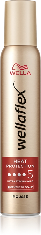 Wella Wellaflex Heat Protection espuma fijadora protector de calor para ...
