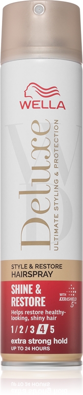 Wella Deluxe Shine & Restore лак за коса със силна фиксация | notino.bg