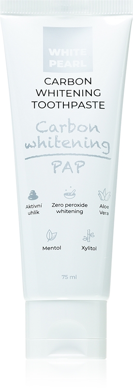 White Pearl PAP Carbon Whitening Balinoša zobu pasta | notino.lv