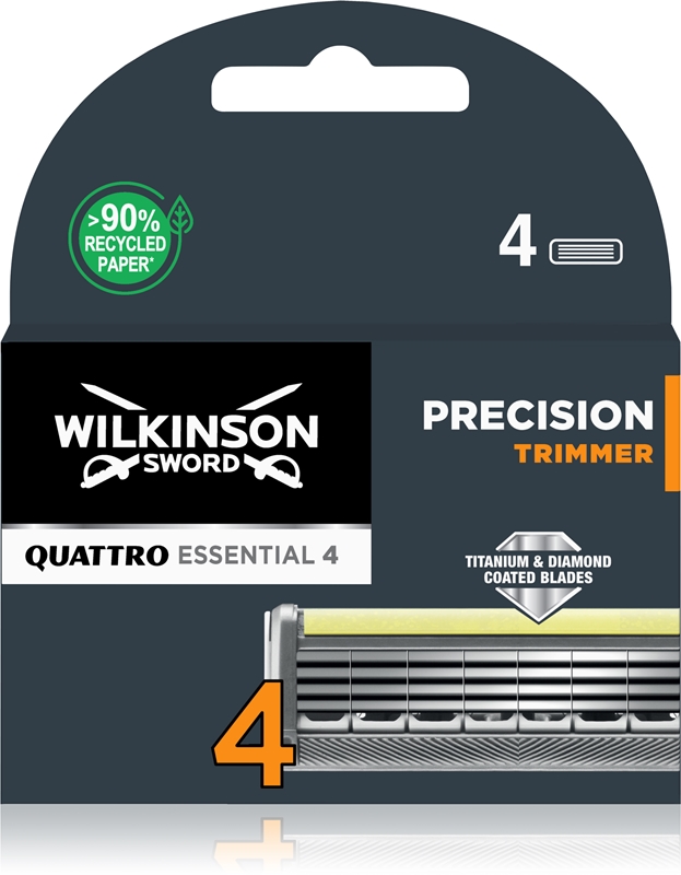 Wilkinson Sword Quattro Titanium Precision Replacement Blades | notino.ie