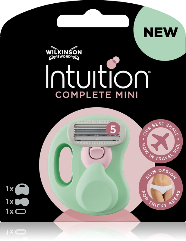 Wilkinson Sword Intuition Complete kelioninis skustuvas su krepšeliu ...