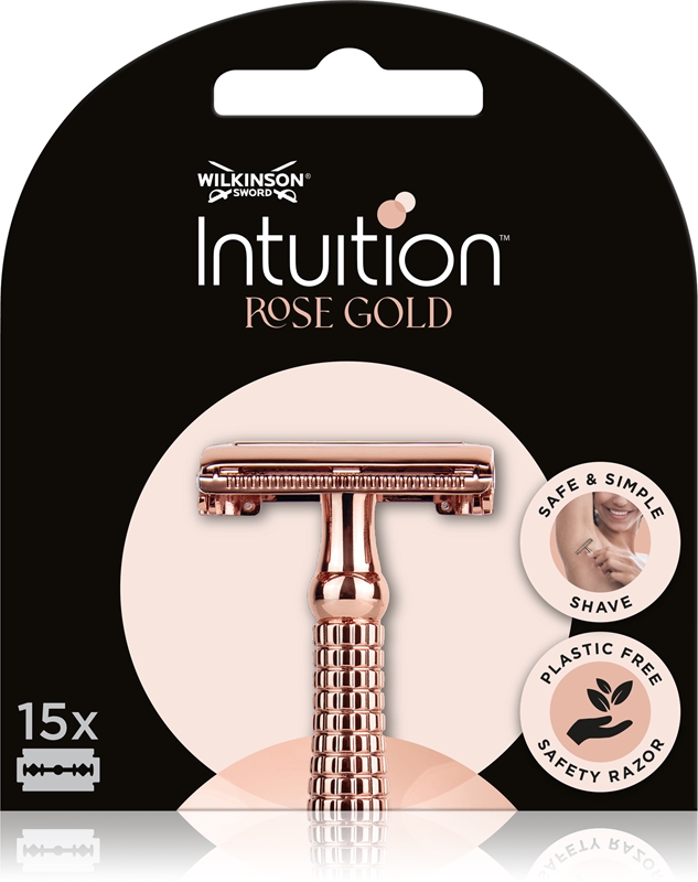 Wilkinson Sword Intuition Rose Gold Blades Replacement Blades | notino.ie