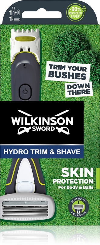 Wilkinson Sword Hydro Trim and Shave Skin Protection For Body and Balls ...