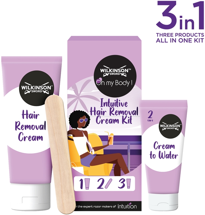 Wilkinson Sword Oh my Body! Hair Removal Kit set for depilation | notino.ie