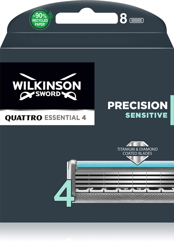 Wilkinson Sword Quattro Titanium Sensitive spare heads | notino.co.uk