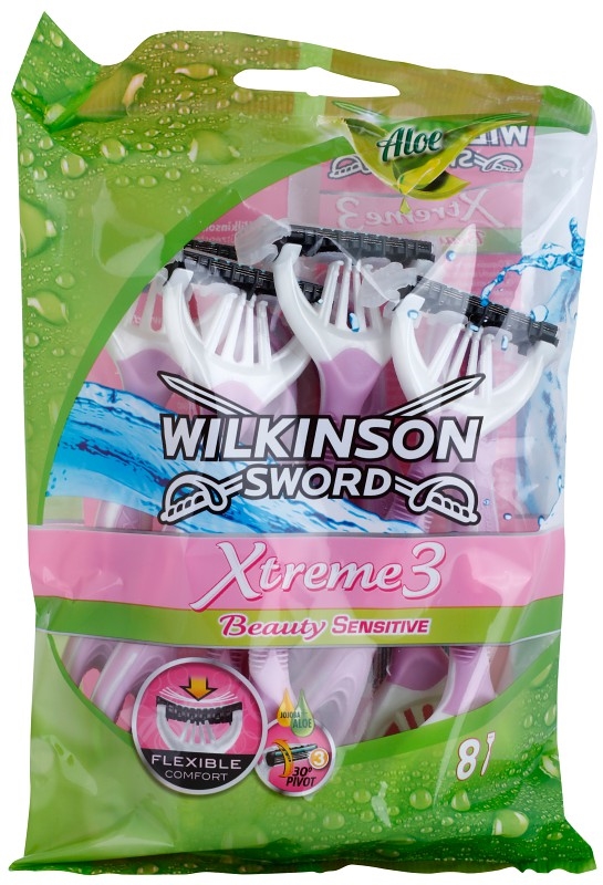 Wilkinson Sword Xtreme 3 Beauty Sensitive Disposable Razors 8 pcs ...