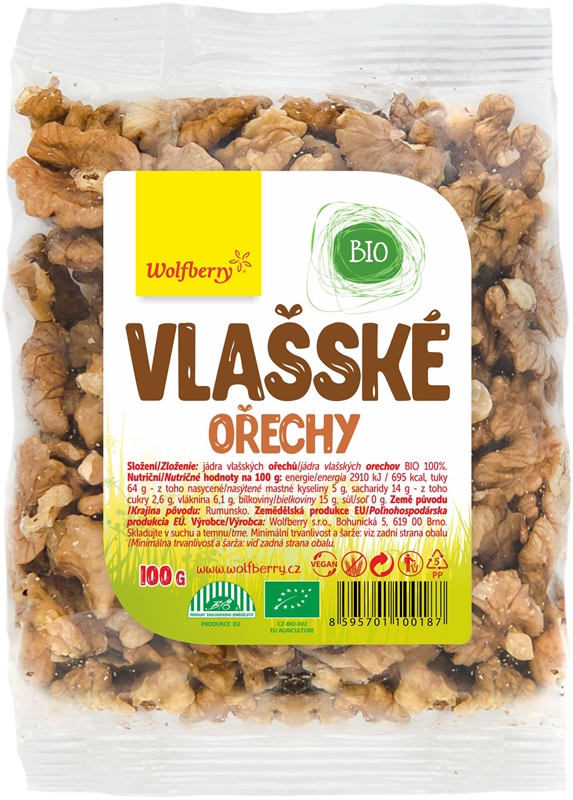 Wolfberry Vlašské orechy BIO orechy natural | notino.sk